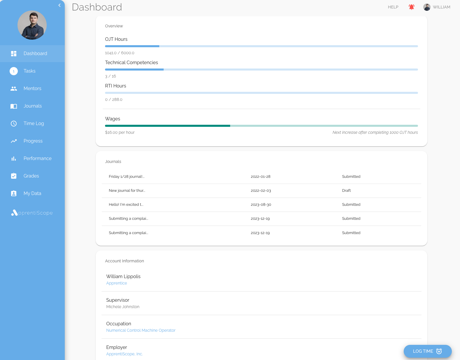 Apprentice User Guide